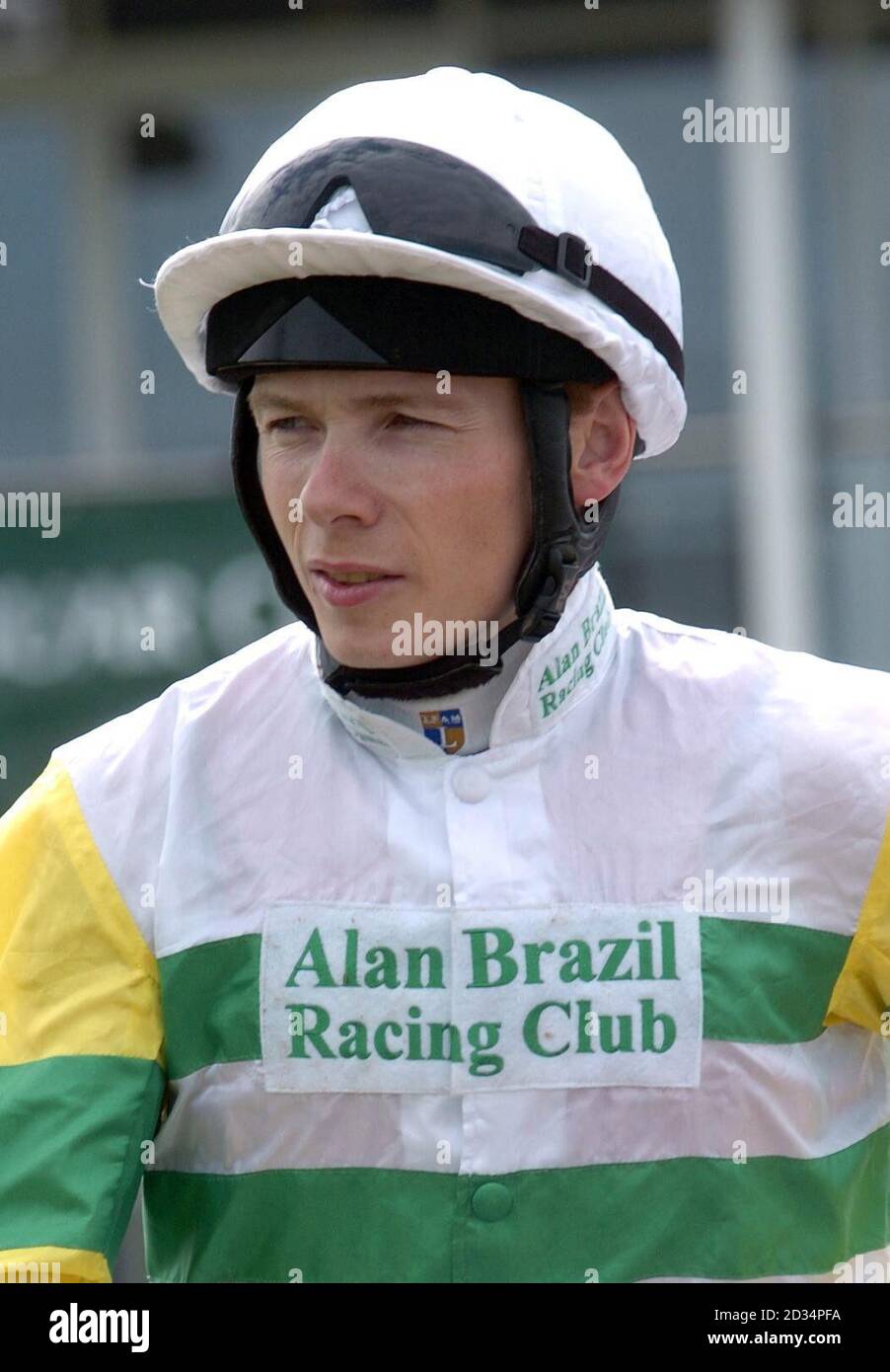 Jockey Jamie Spencer at Beverley racecourse Stock Photo - Alamy