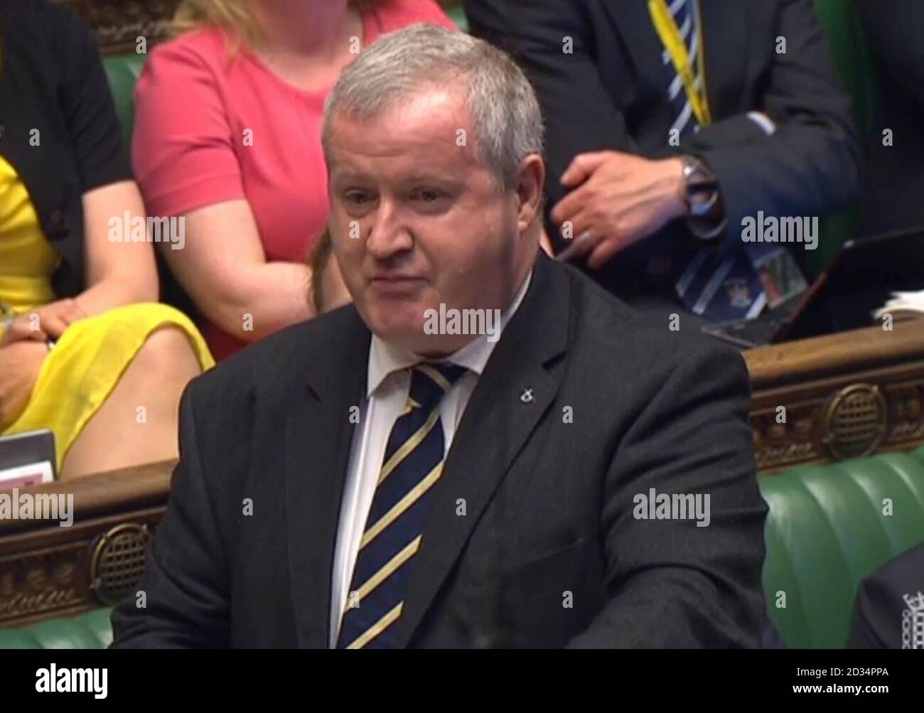 SNP Westminster leader Ian Blackford speaks during Prime Minister's ...