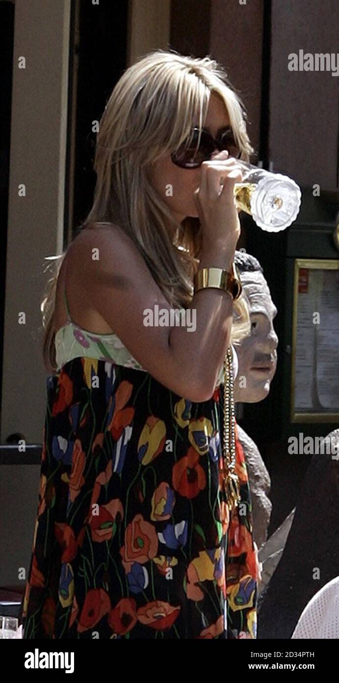 Alex Curran, the girlfriend of England footballer Steven Gerrard in the ...