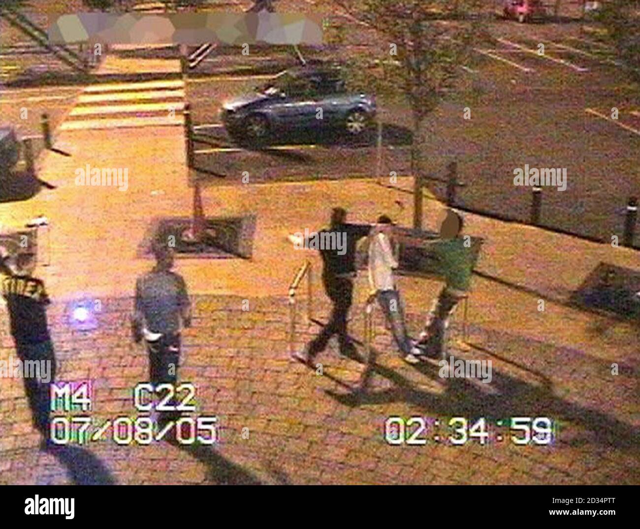 Metropolitan Police CCTV image dated 08/07/2005 of (left to right ...