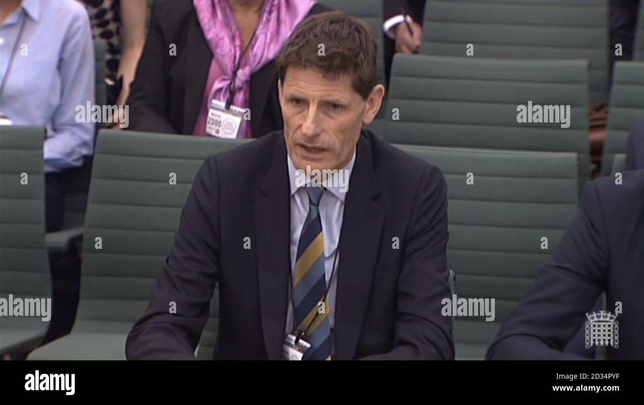 File screengrab dated 23/05/16 of Steve Denison, a partner at PricewaterhouseCoopers (PwC) who ...