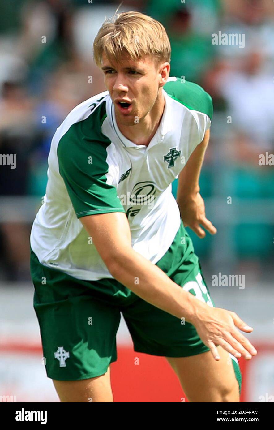 Celtic's Kristoffer Ajer during the pre-season friendly match at the ...