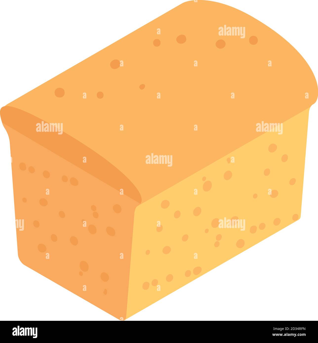 Bakery factory home bread icon. Isometric of bakery factory home bread ...