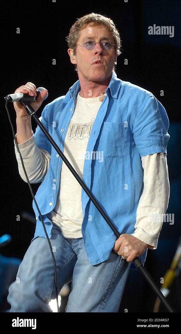 The Who lead singer Roger Daltrey performs on the Main Stage at the T ...