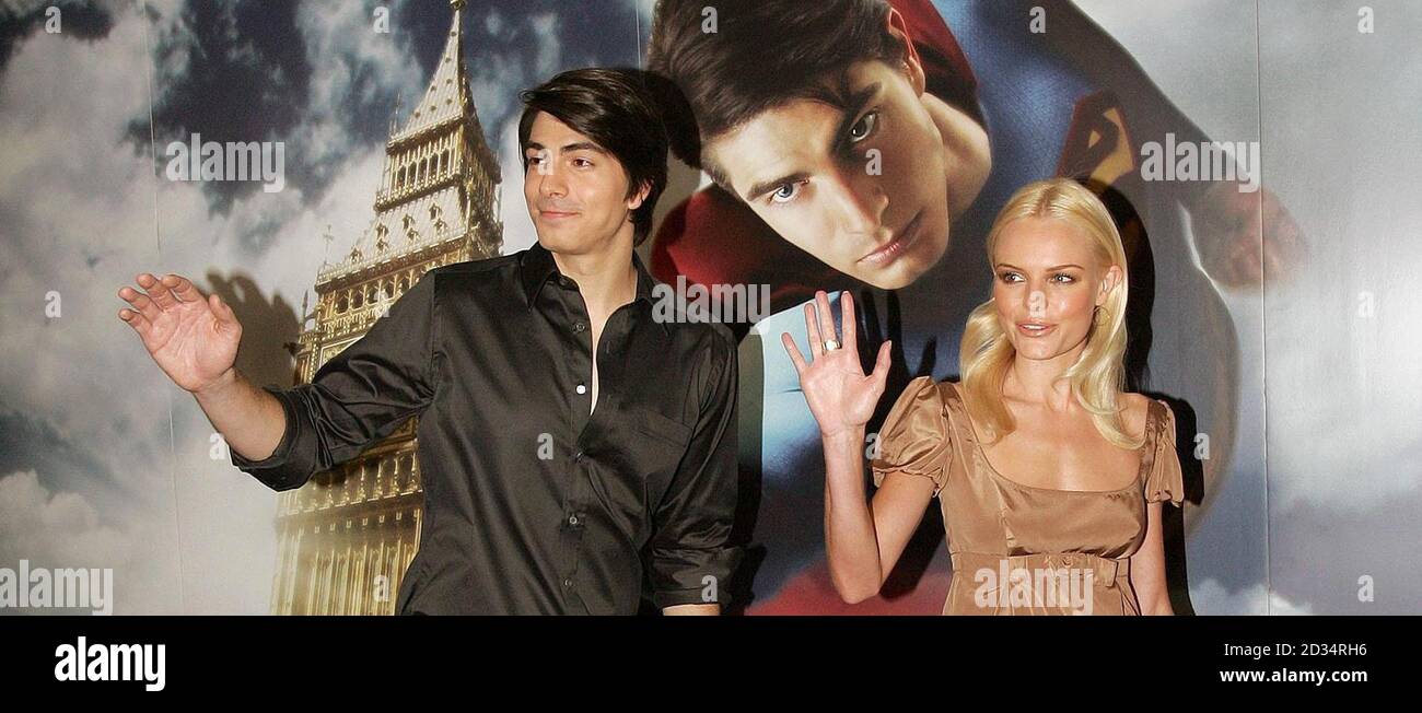 Brandon Routh & Kate Bosworth attend a photocall for their new film ...