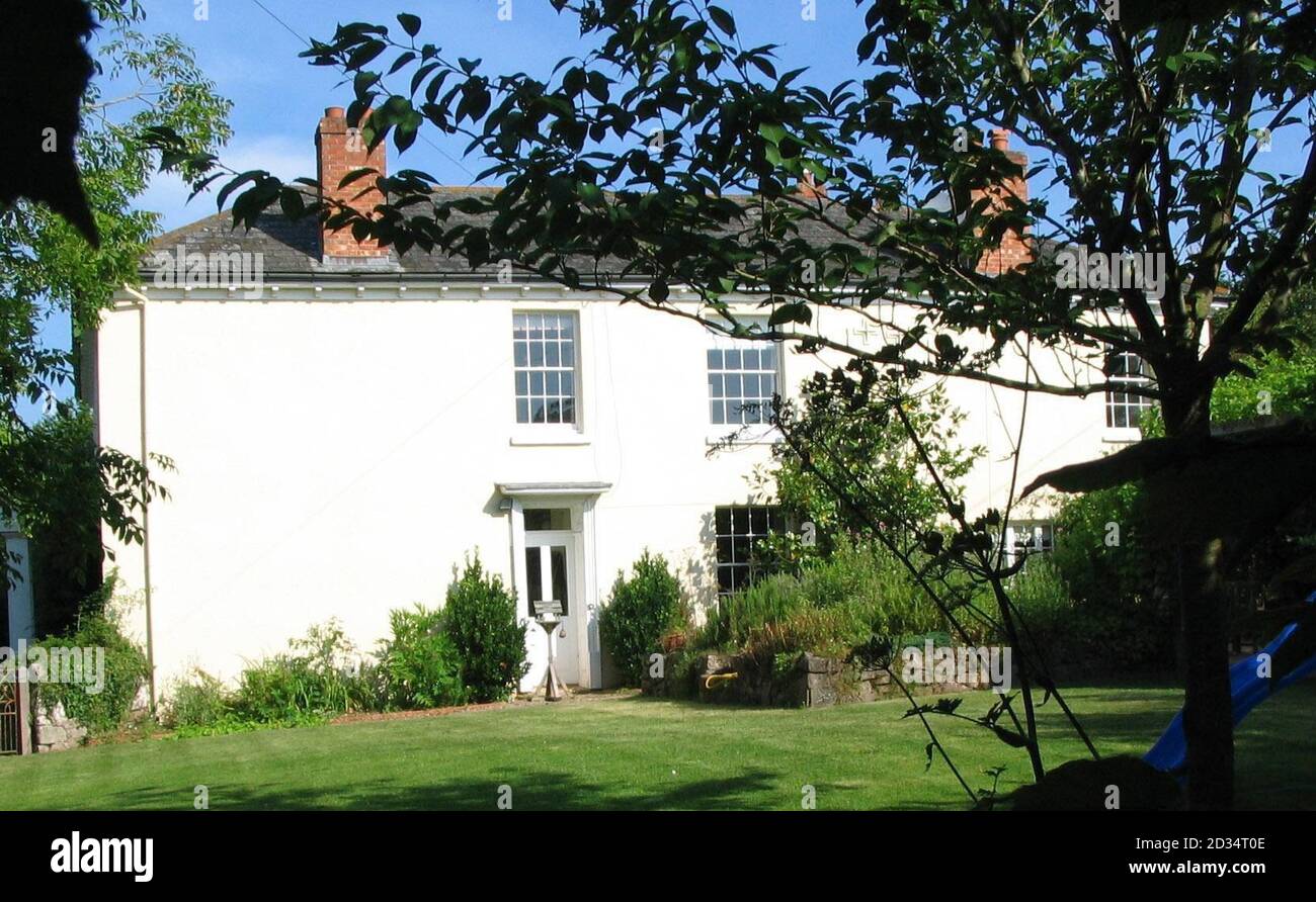 The home of lightning victim michael haffenden hi-res stock photography ...