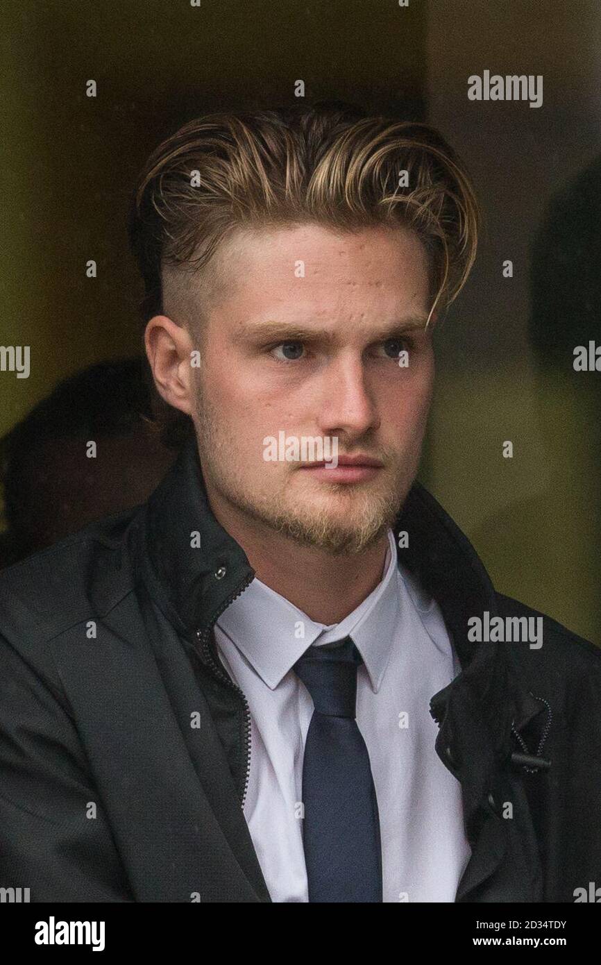 Edward Galbraith, 20, leaves Worcester Magistrates' Court where he was ...