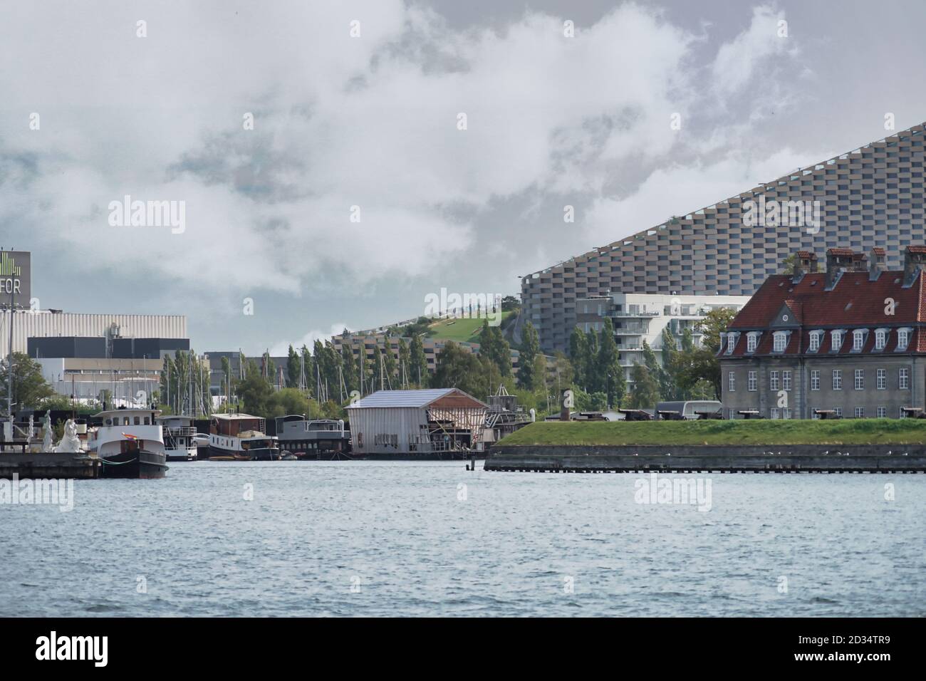 Copenhagen, Europe, CopenHill building and neighborhood Stock Photo - Alamy