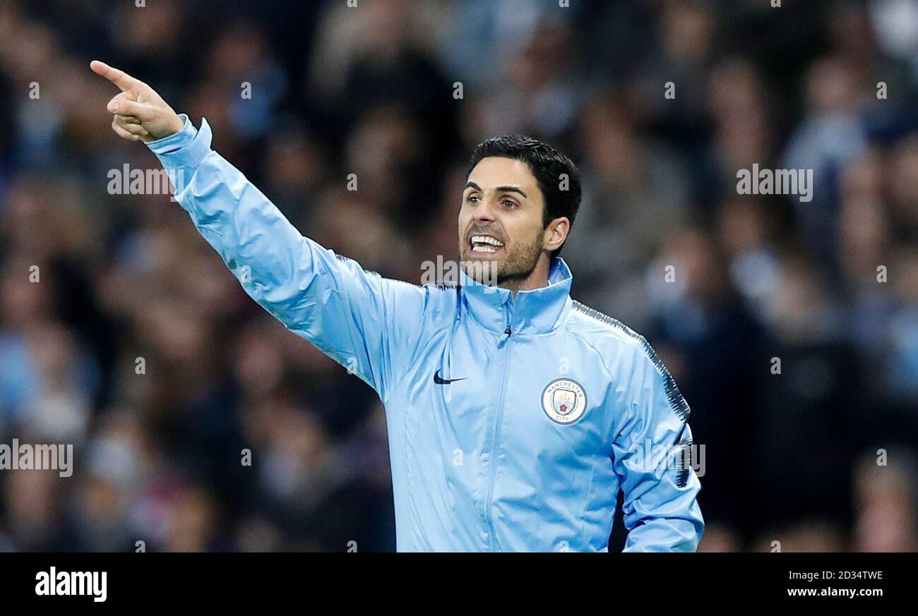 Manchester City Assistant Coach Mikel Arteta Stock Photo - Alamy