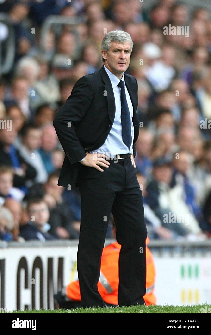 Mark Hughes, Blackburn Rovers manager Stock Photo - Alamy