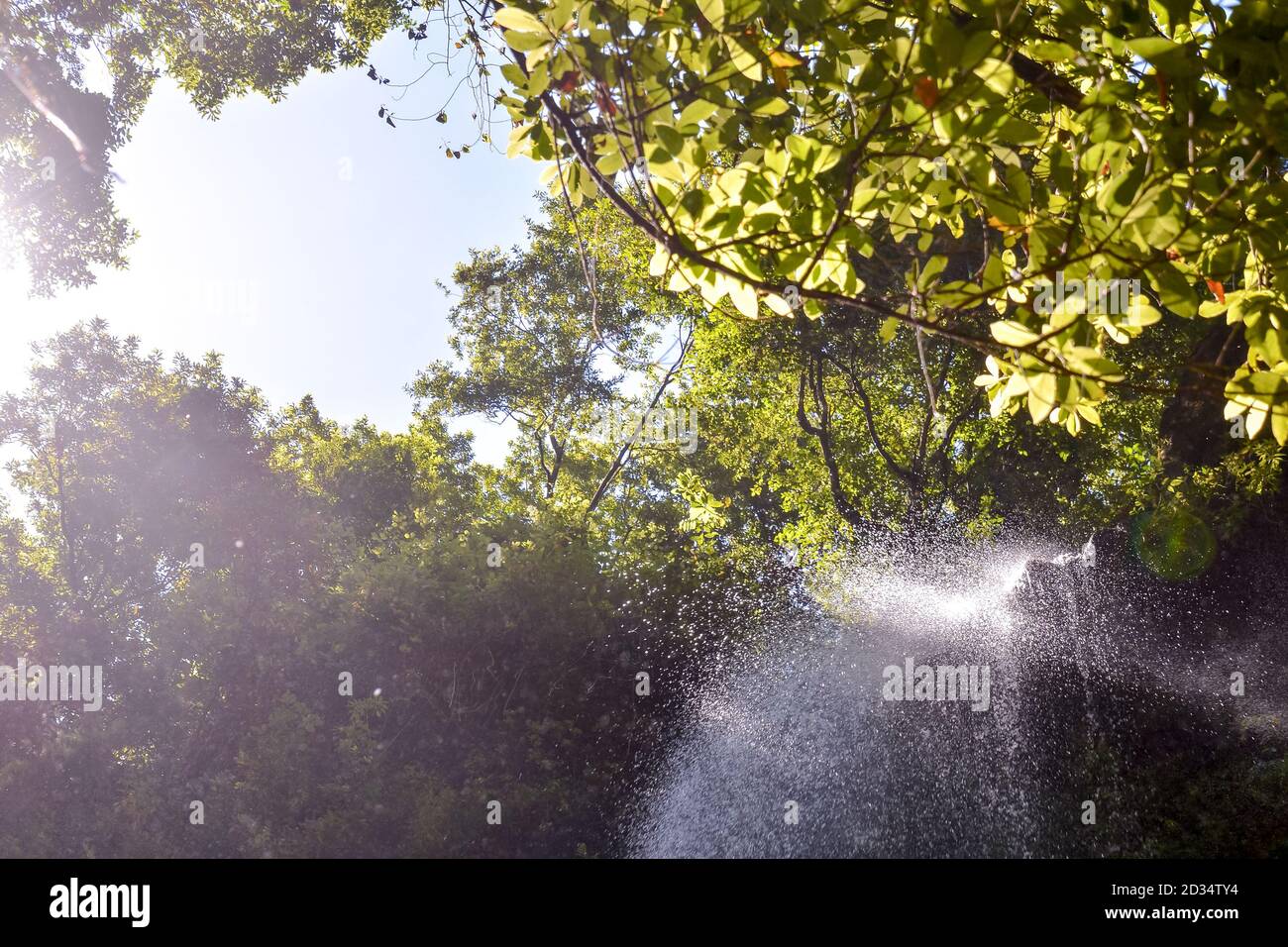 Water Splash Waterfall Stock Photo - Alamy