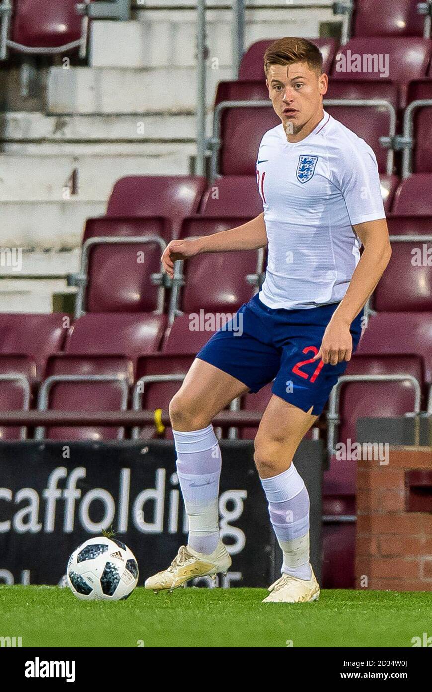 England u21s harvey barnes hi-res stock photography and images - Alamy