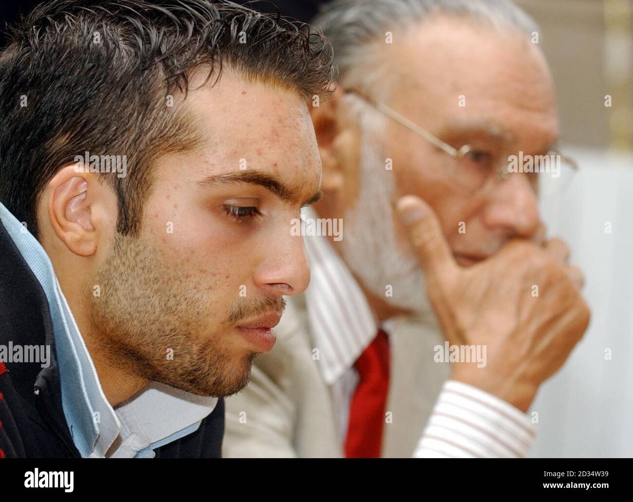 Omar Rana (left) and Bashir Maan, a family friend and former Glasgow ...