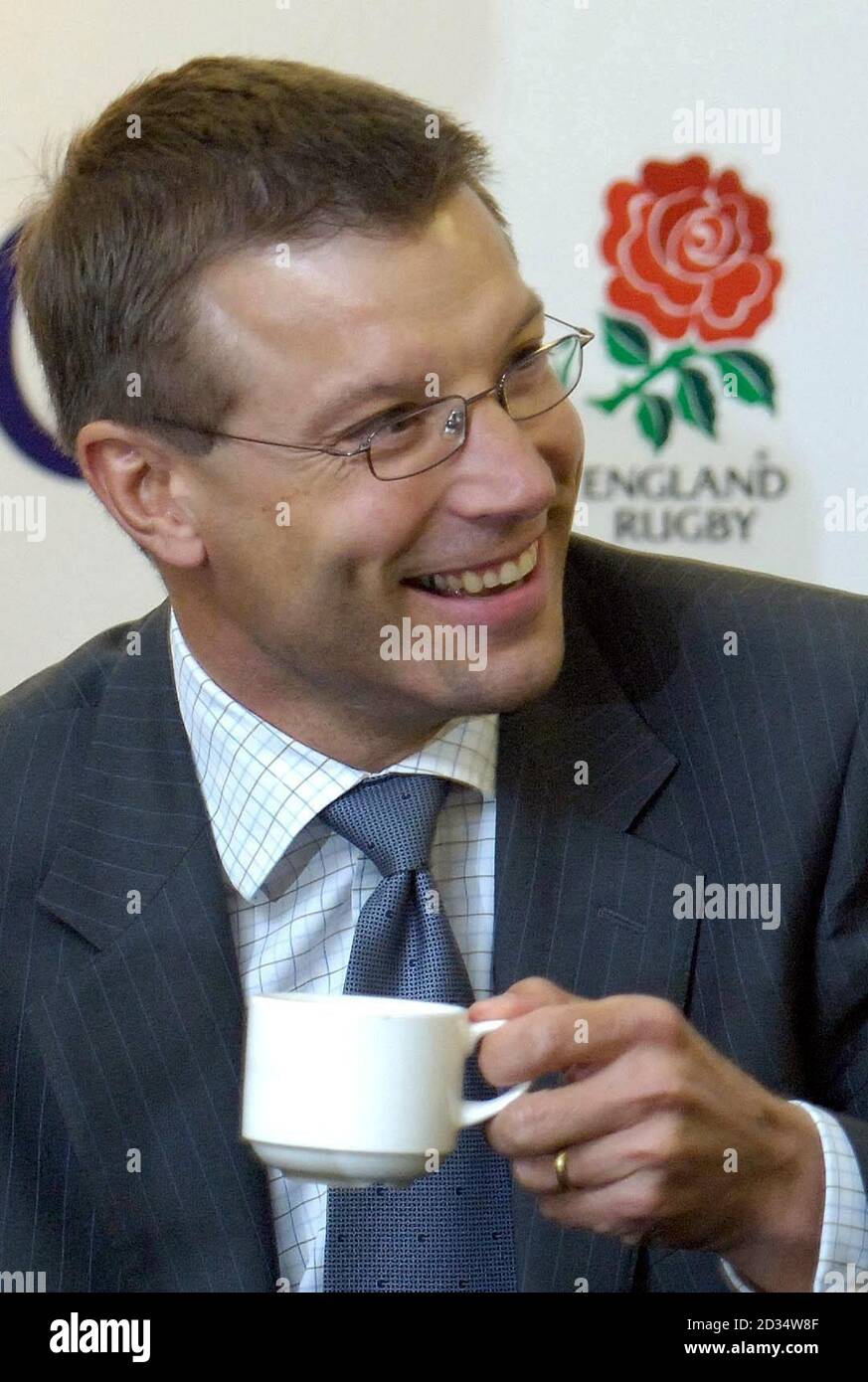 New Elite Rugby Director Rob Andrew during a press conference at ...