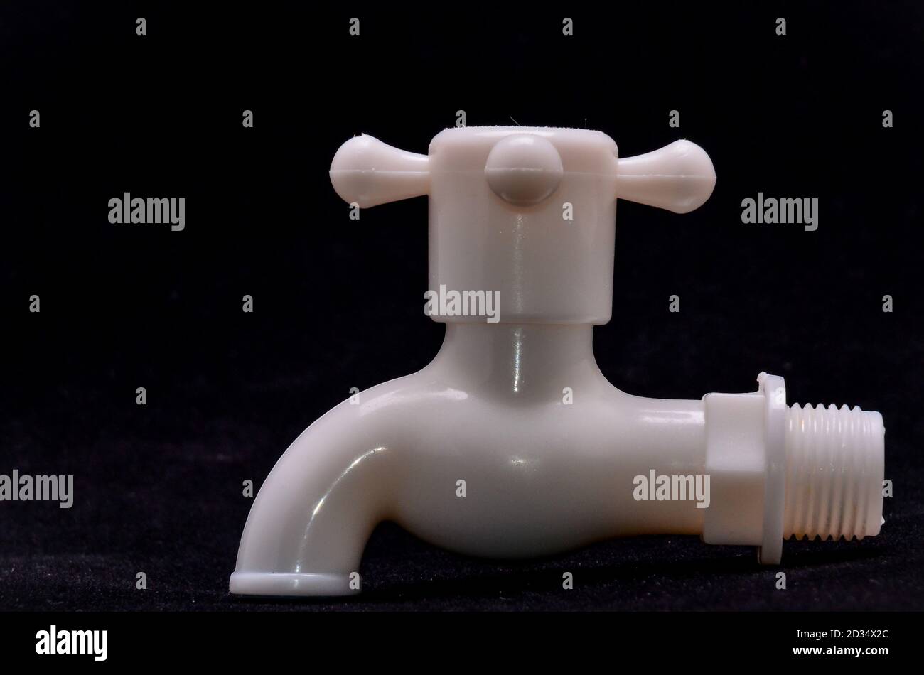 PVC Plastic Water Faucet Stock Photo - Alamy