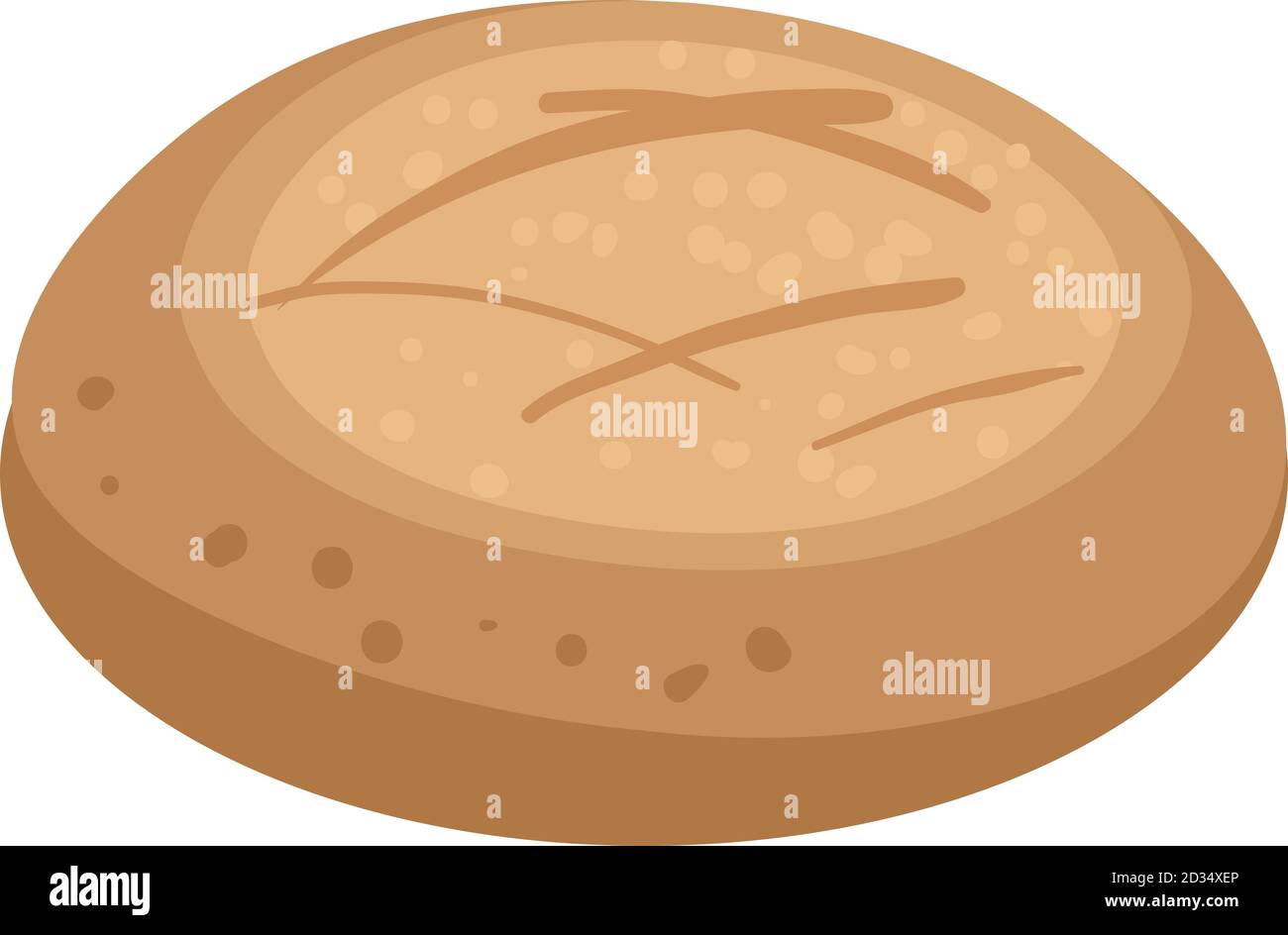 Bakery factory fresh bread icon. Isometric of bakery factory fresh ...