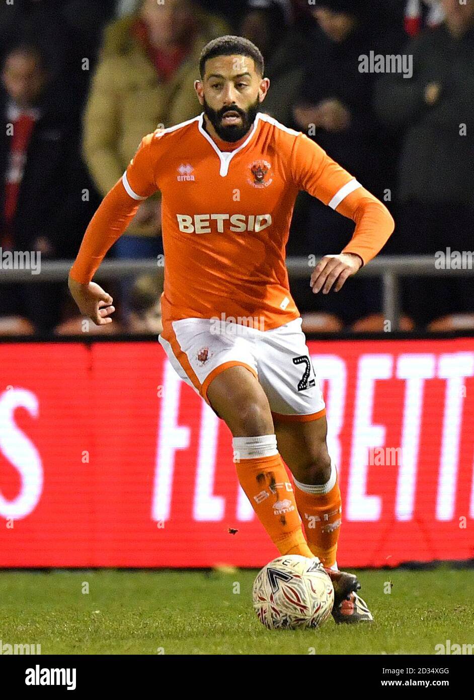Blackpool's Liam Feeney Stock Photo - Alamy