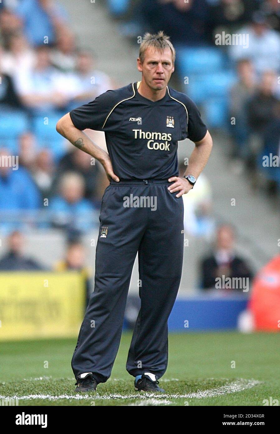 Stuart Pearce, Manchester City manager Stock Photo - Alamy