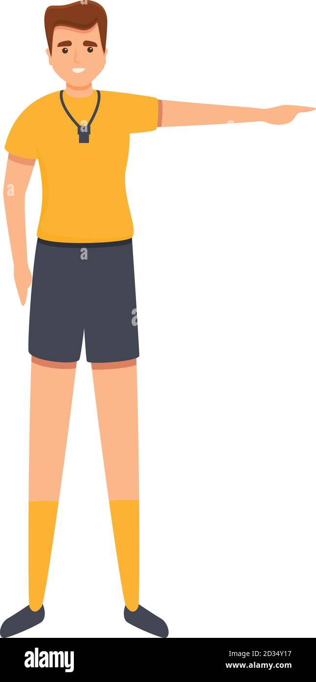 Referee icon. Cartoon of referee vector icon for web design isolated on ...
