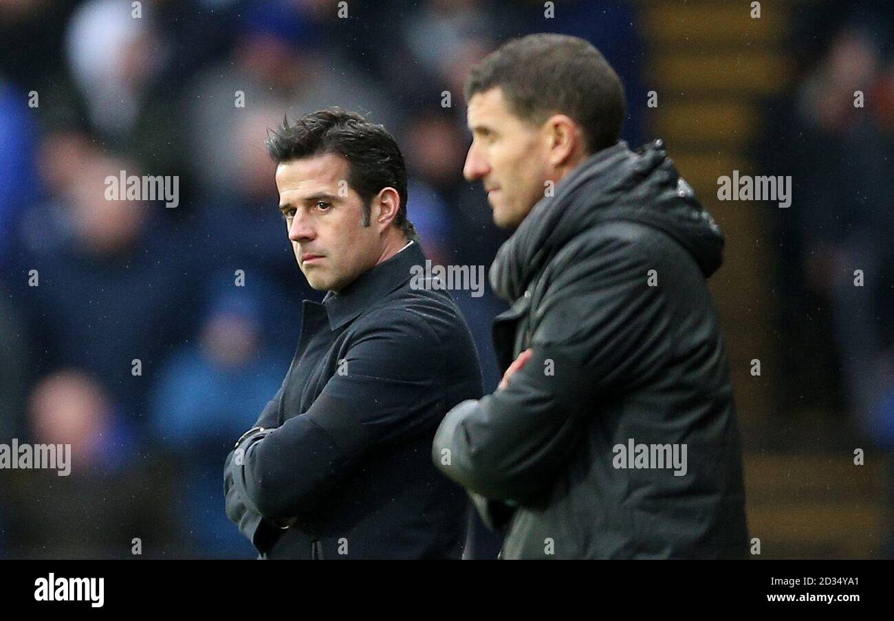 Everton manager Marco Silva Stock Photo - Alamy