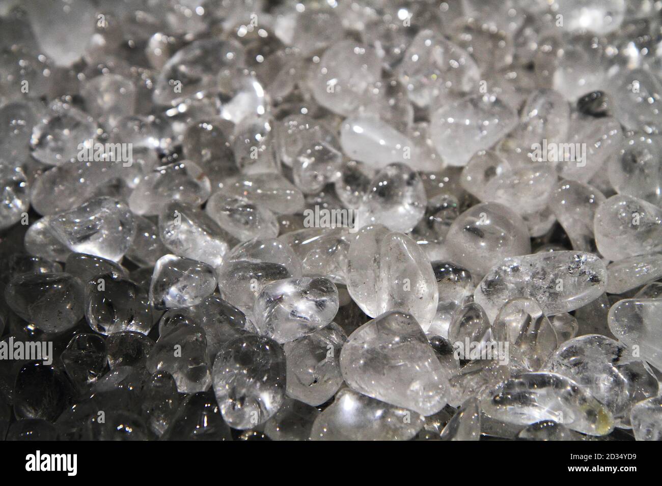 quartz crystal (mineral,gem) texture as nice background Stock Photo - Alamy