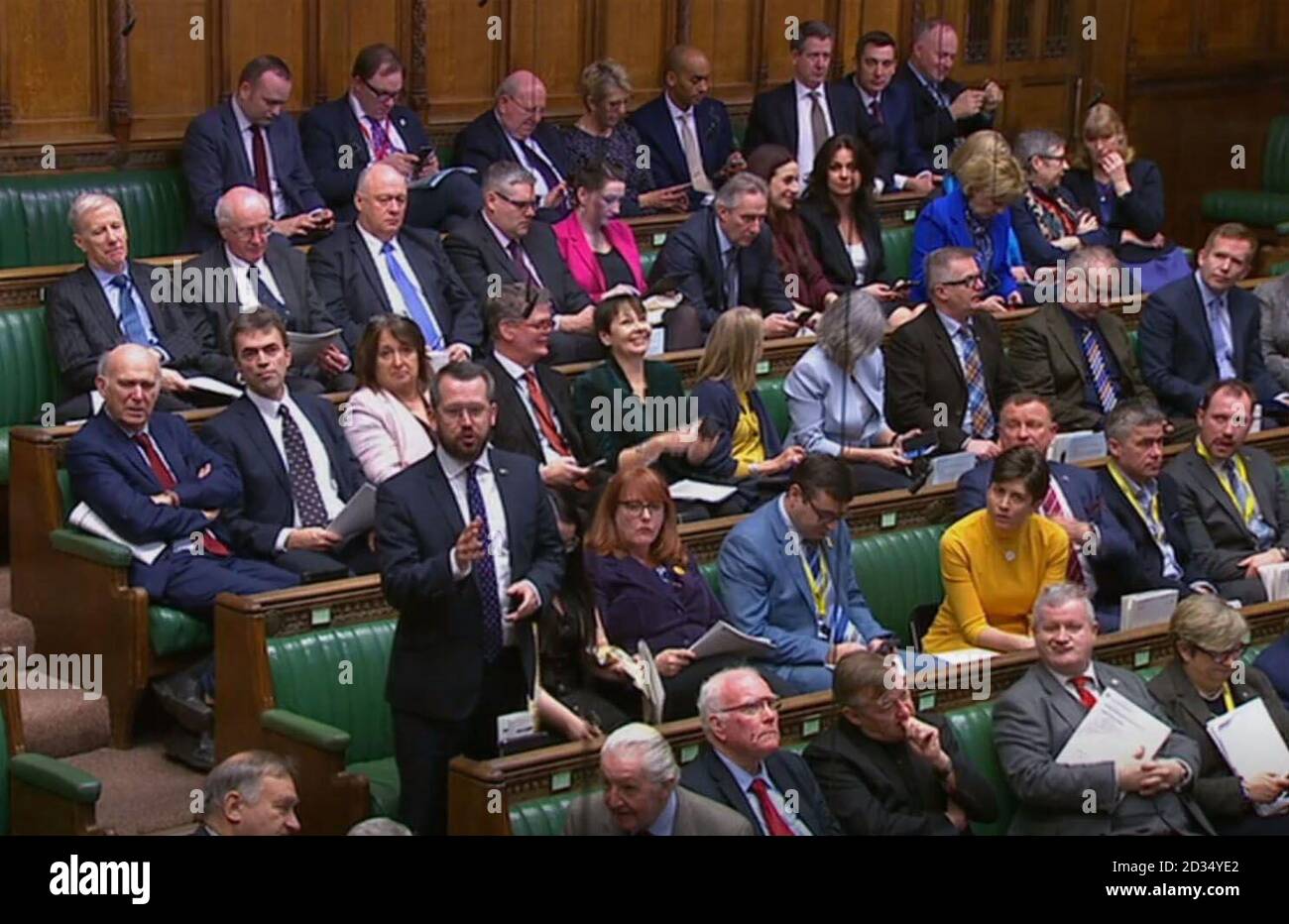 House of commons chamber benches hi-res stock photography and images ...