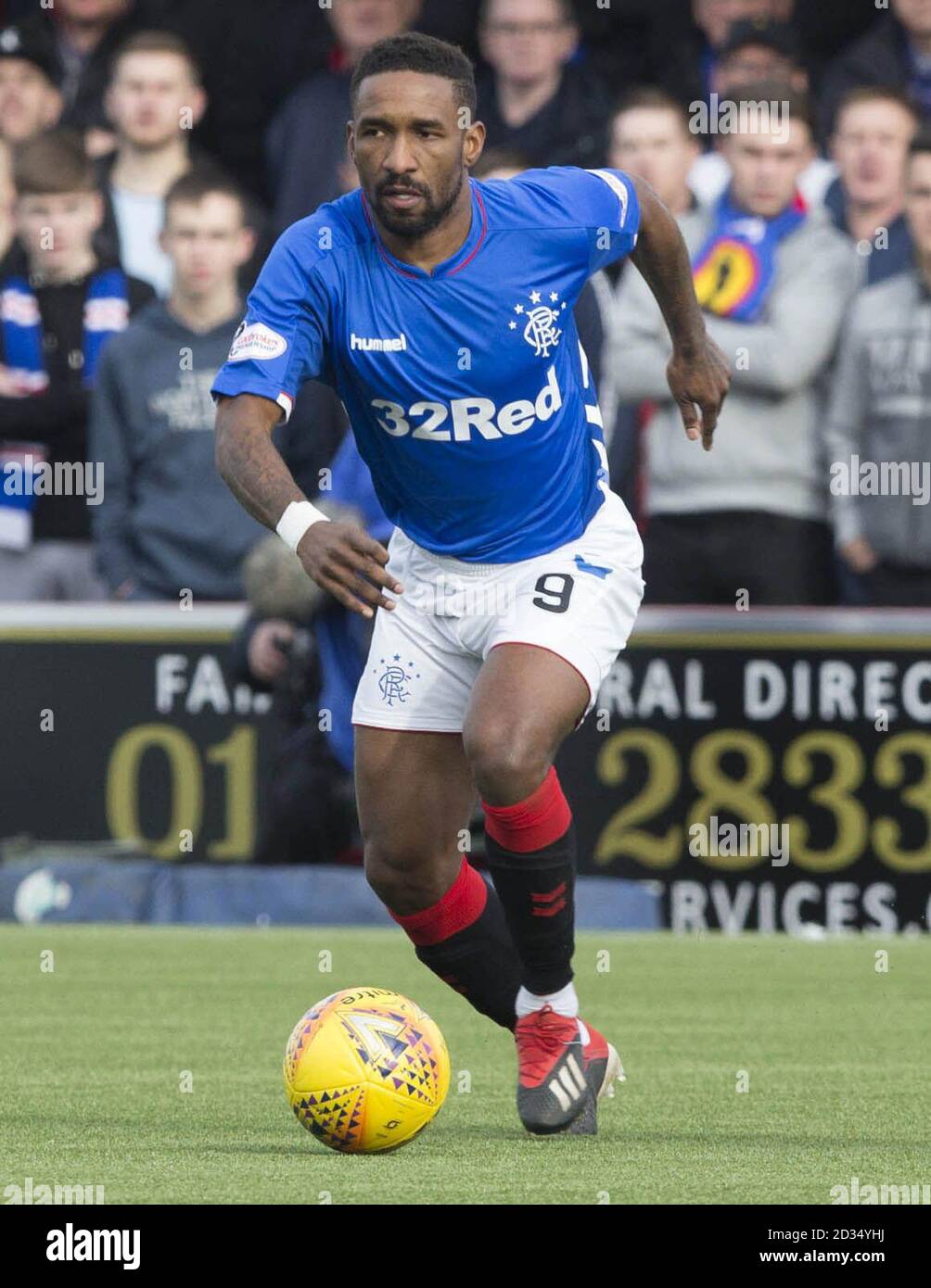 Rangers Jermain Defoe during the Scottish Premiership match at the ...