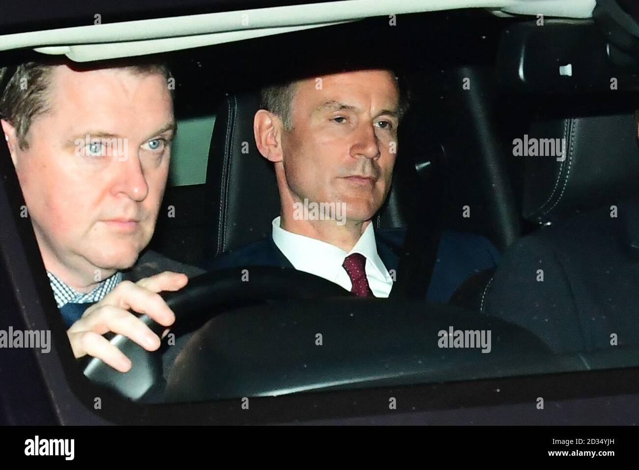 Foreign Secretary Jeremy Hunt leaving the Houses of Parliament in ...