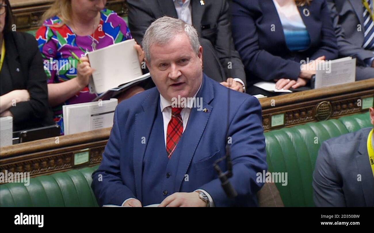 SNP Westminster leader Ian Blackford speaks in the House of Commons ...