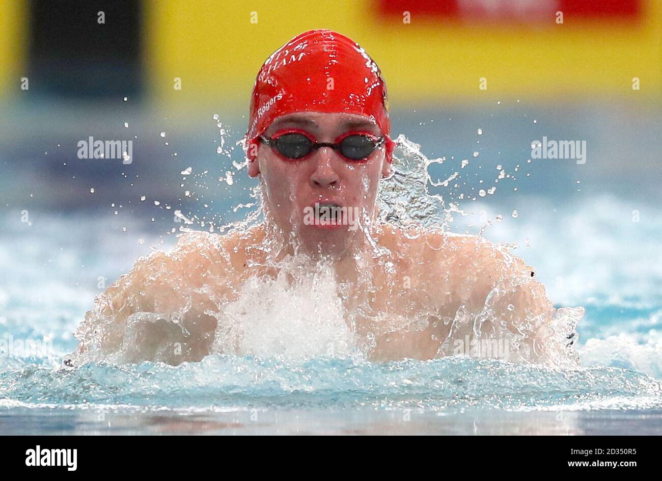 Matthew Rogers in the heats for the Men's Open 100m Breaststroke ...