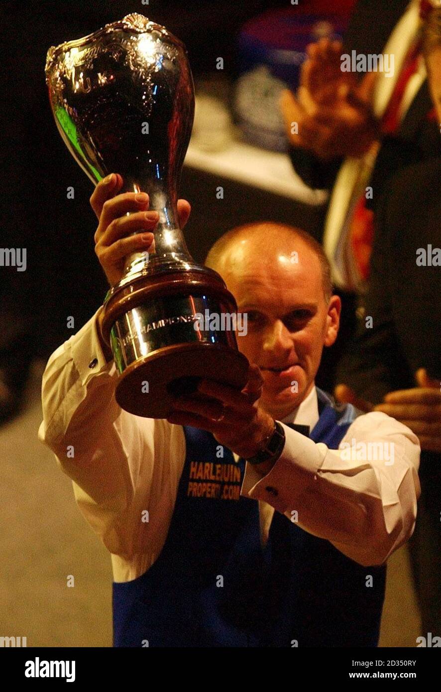 Englands peter ebdon raises hi-res stock photography and images - Alamy