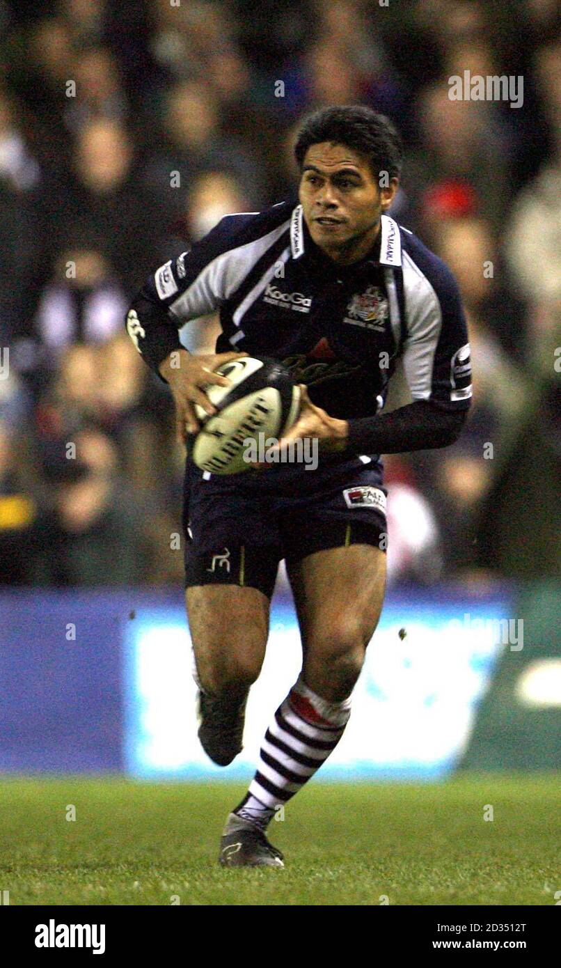 Bristol's Brian Lima in action during the Guinness Premiership match ...
