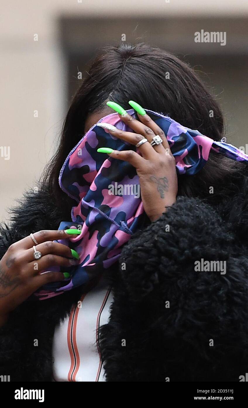 Britania Hunter, 18, arrives at Nottingham Crown Court where she ...
