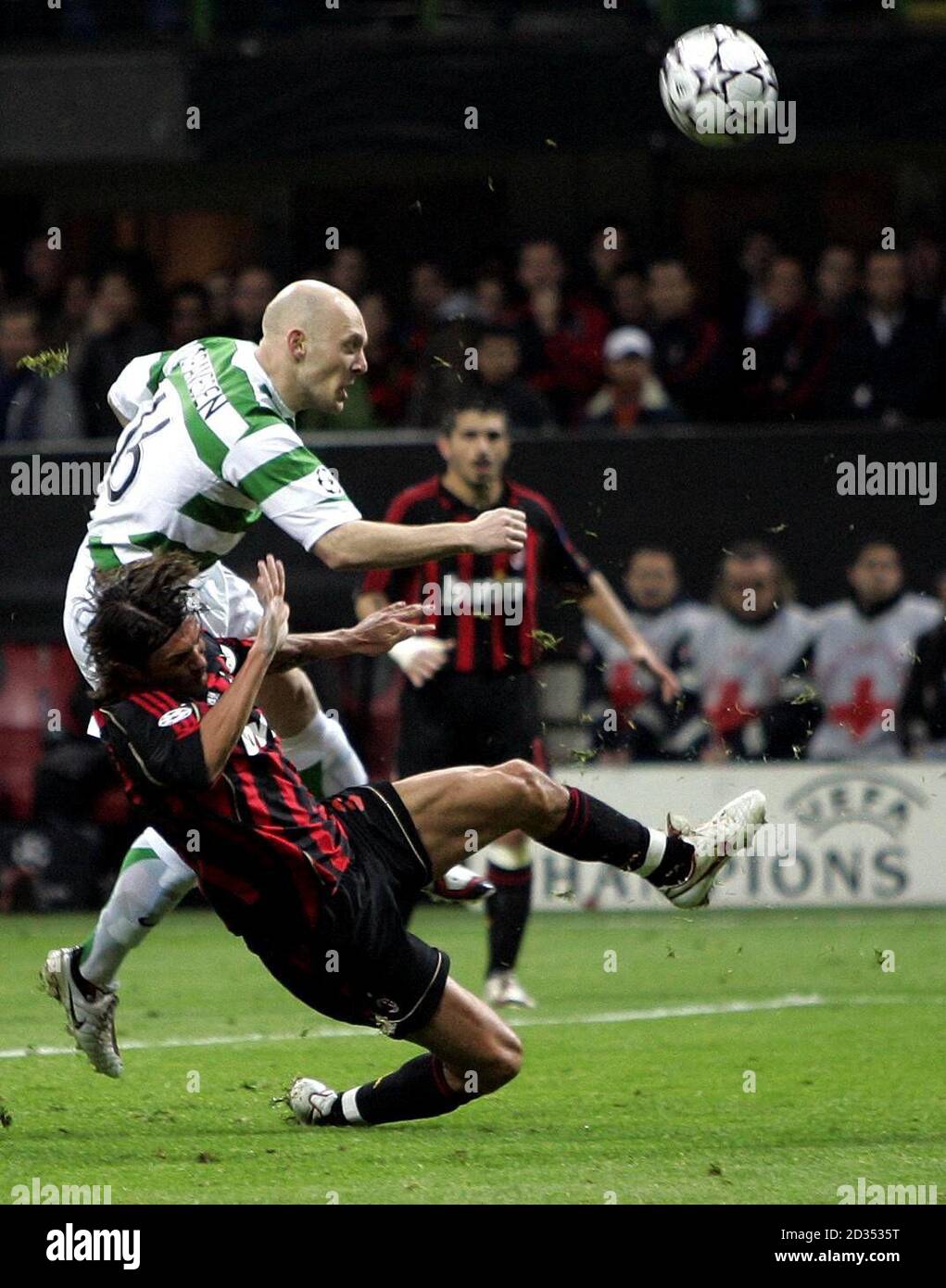 Maldini tackles hi-res stock photography and images - Alamy