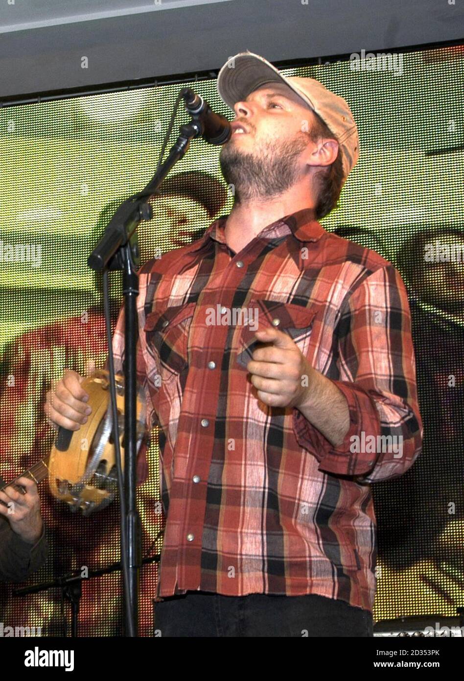 The Bees during an instore gig and signing at HMV Oxford Street, in ...