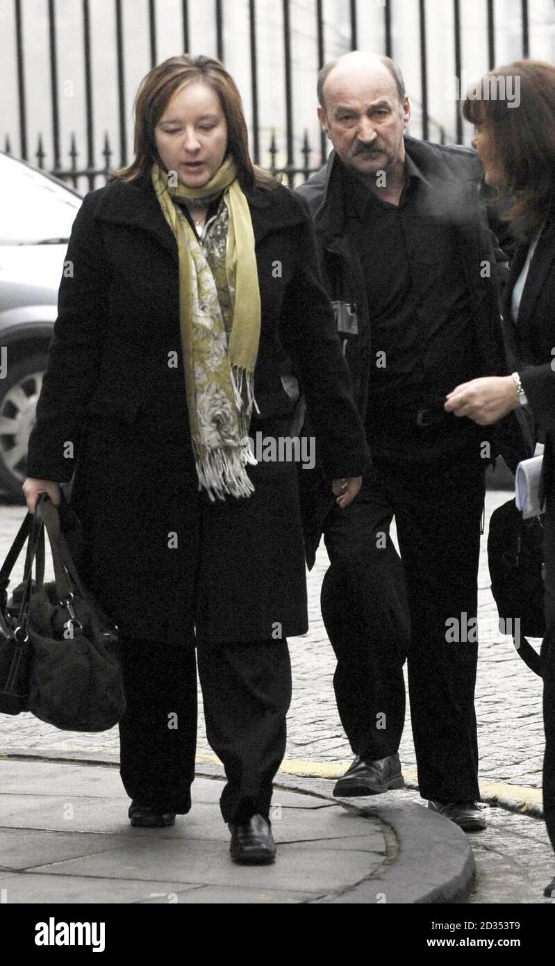 Aneta Kluk and Wladyslaw Kluk, sister and father of murdered of Polish ...