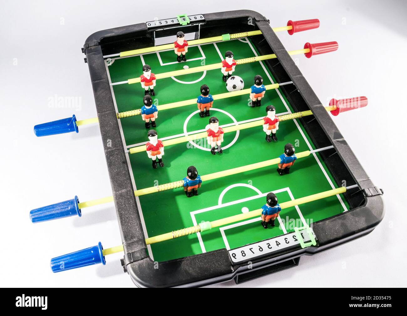Foosball Football Toy Game Stock Photo - Alamy