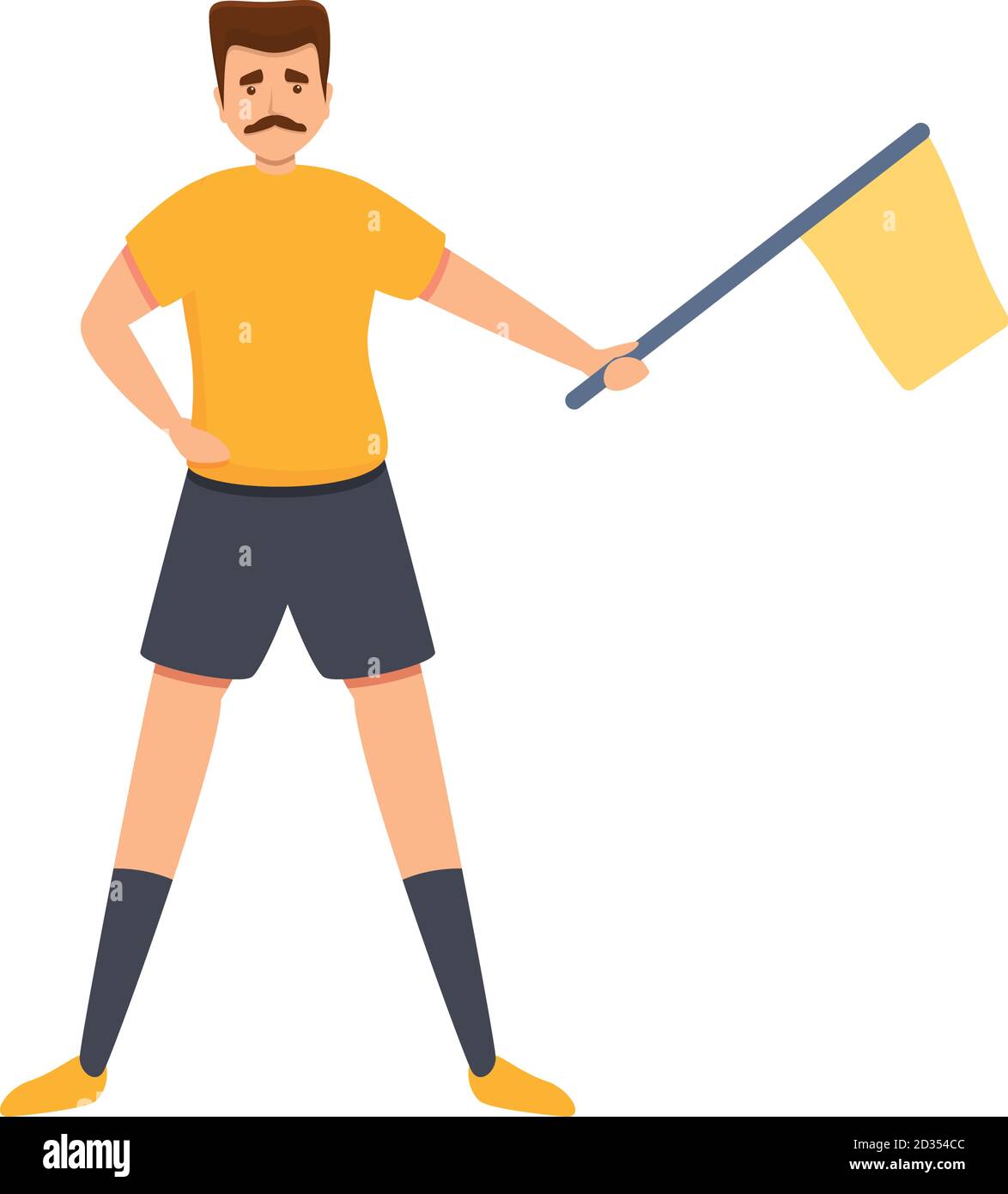 Referee soccer icon. Cartoon of referee soccer vector icon for web ...
