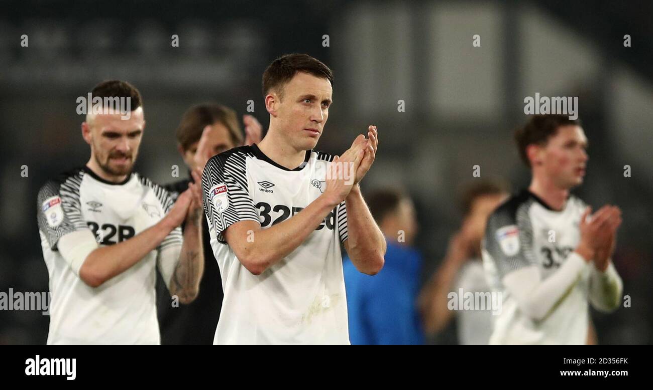 Derby countys craig forsyth thanks fans hi-res stock photography and ...