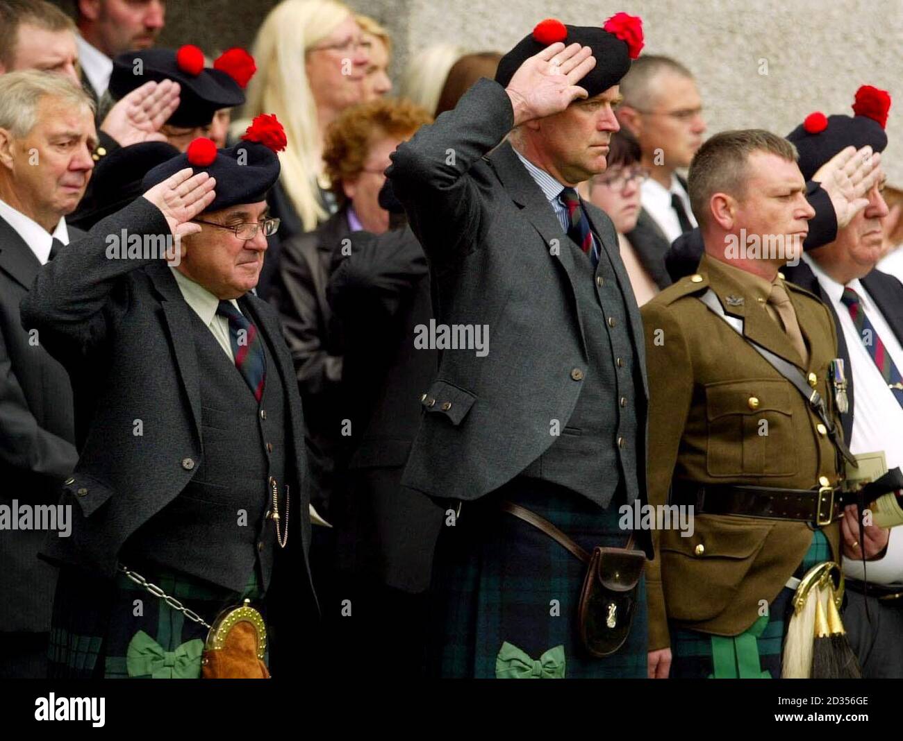 Funeral of private jamie kerr hi-res stock photography and images - Alamy