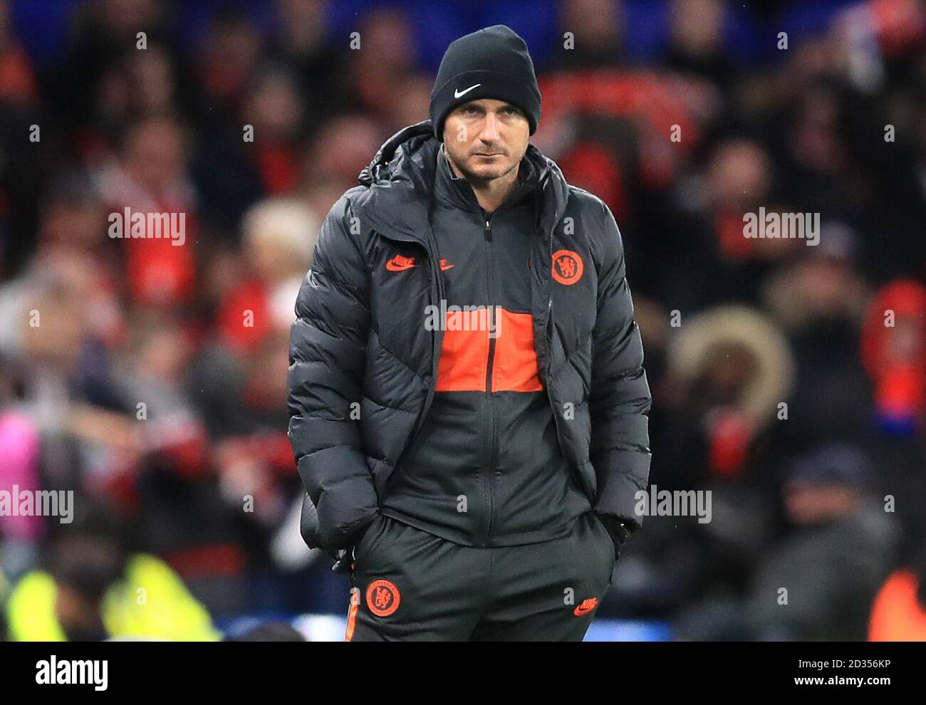 Chelsea manager Frank Lampard during the UEFA Champions League match at ...
