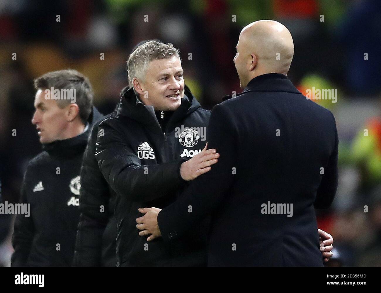 Manchester united trafford shake hands hi-res stock photography and ...