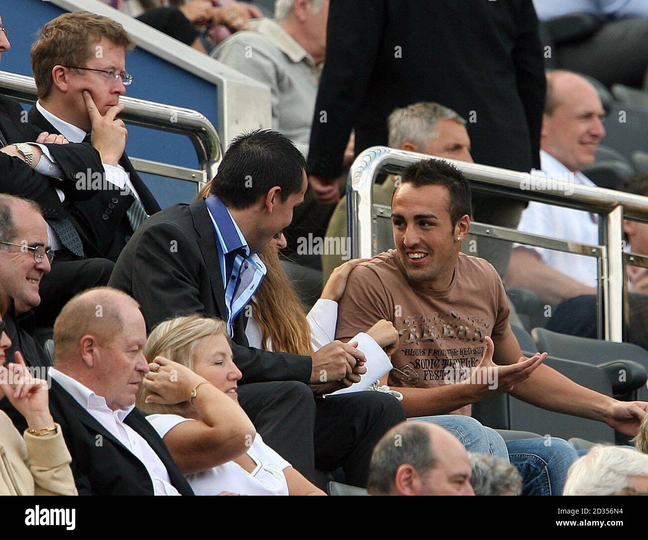 Villa Real 's Jose Enrique in the stands during a Pre Season Friendly ...