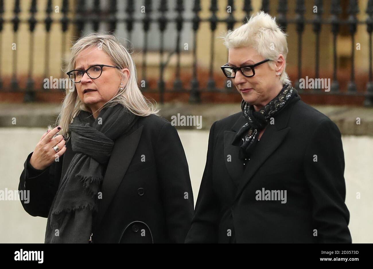 RTE director general Dee Forbes (left) and chair of the RTE board Moya ...