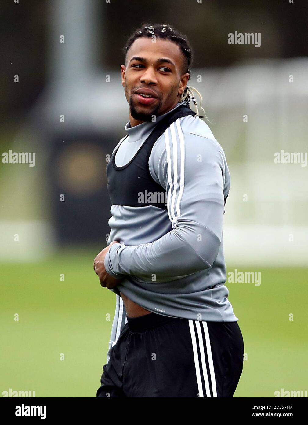Wolverhampton Wanderers' Adama Traore during the training session at ...