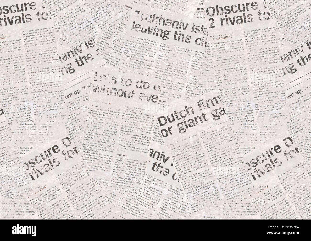 Vintage newspaper pattern. Aged newspaper background Stock Photo - Alamy