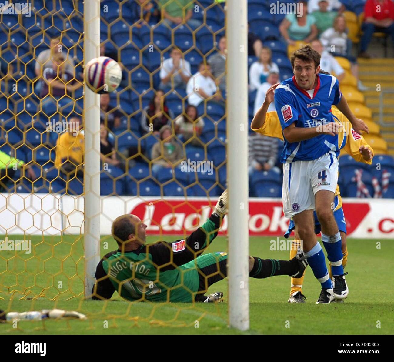 Football field goal hi-res stock photography and images - Alamy