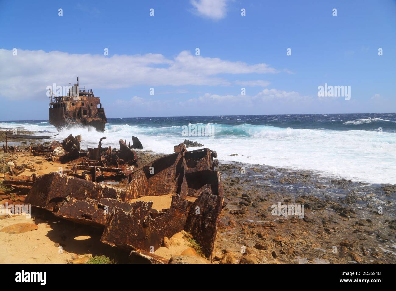 Caribbean Island Klein Curacao Stock Photo - Alamy