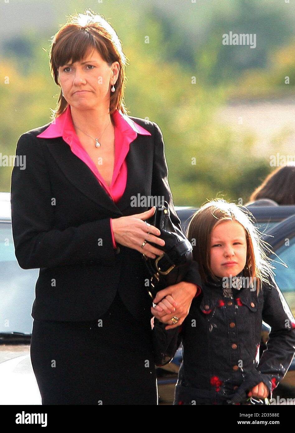 Alison McRae and her daughter Hollie arrive for the Service of ...