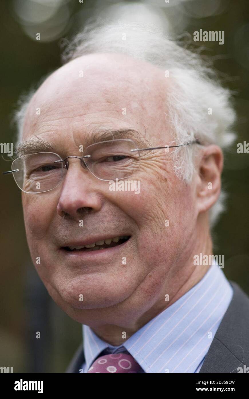 Winner of the Nobel Prize for Medicine, Sir Martin Evans, in Cambridge ...
